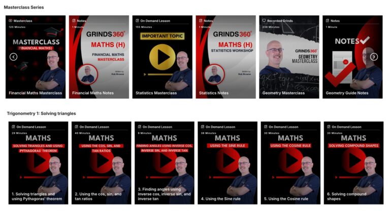 Applied Maths Grinds - Grinds360 - LC Applied Maths Grinds